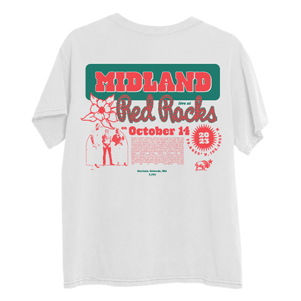 Red Rocks T-Shirt - Midland Official Store